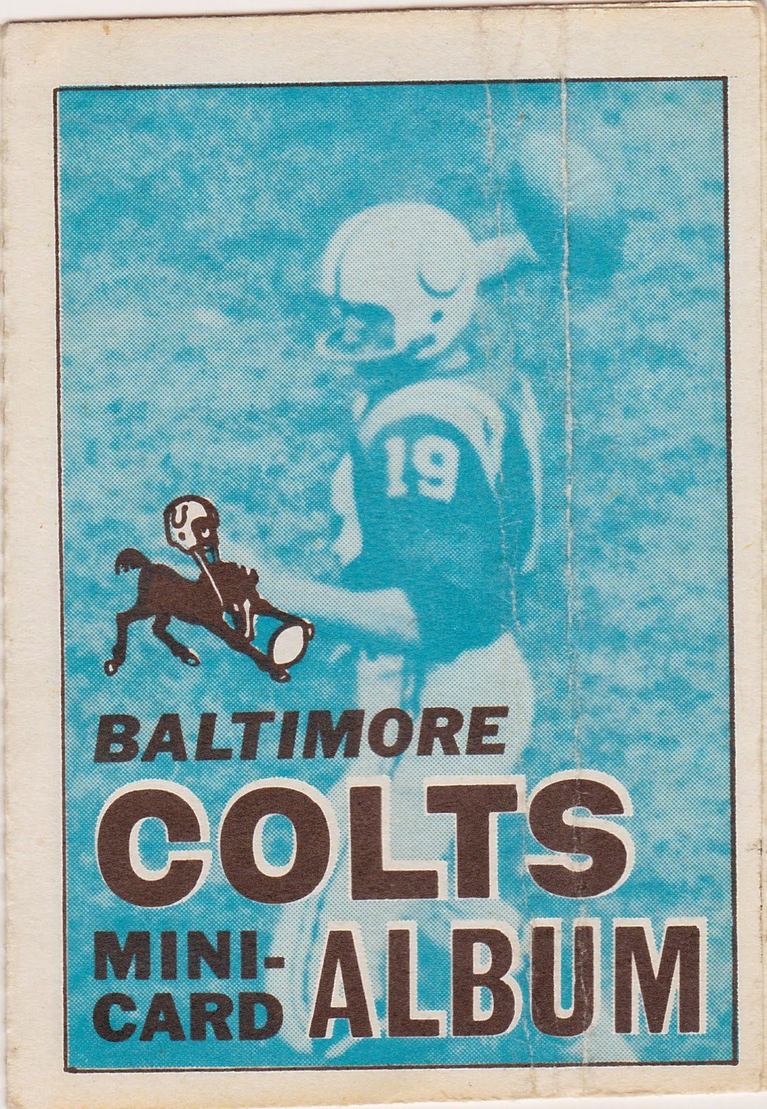 The Five Tool Collector: 1969 Baltimore Colts 4 in 1s from Angus