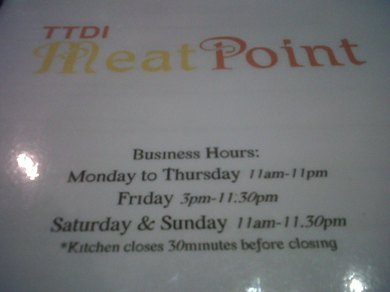 The Loner: Meat Point @ TTDI