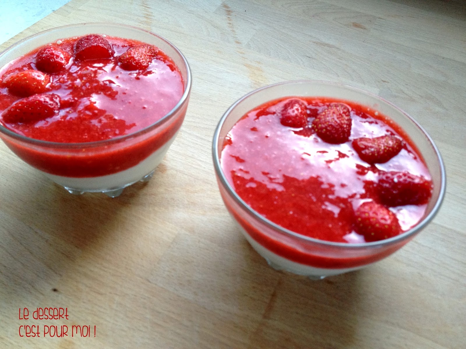 Dessert léger aux fraises | Le dessert, c'est pour moi