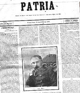 Bayardos de Hoy: Con el periódico Patria, Martí buscó formar y educar