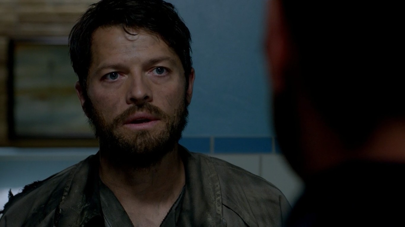 Cool movie screenshots: Misha Collins as Castiel in Supernatural 2012