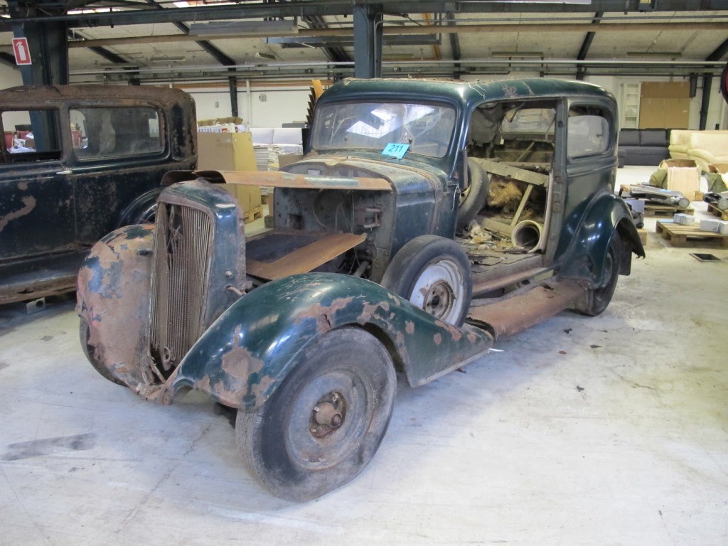Just A Car Guy: 26 pre-1960 cars pulled out of a barn in Denmark, and ...