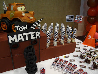 Festas Personalizadas: Tema: Mate, filme Carros