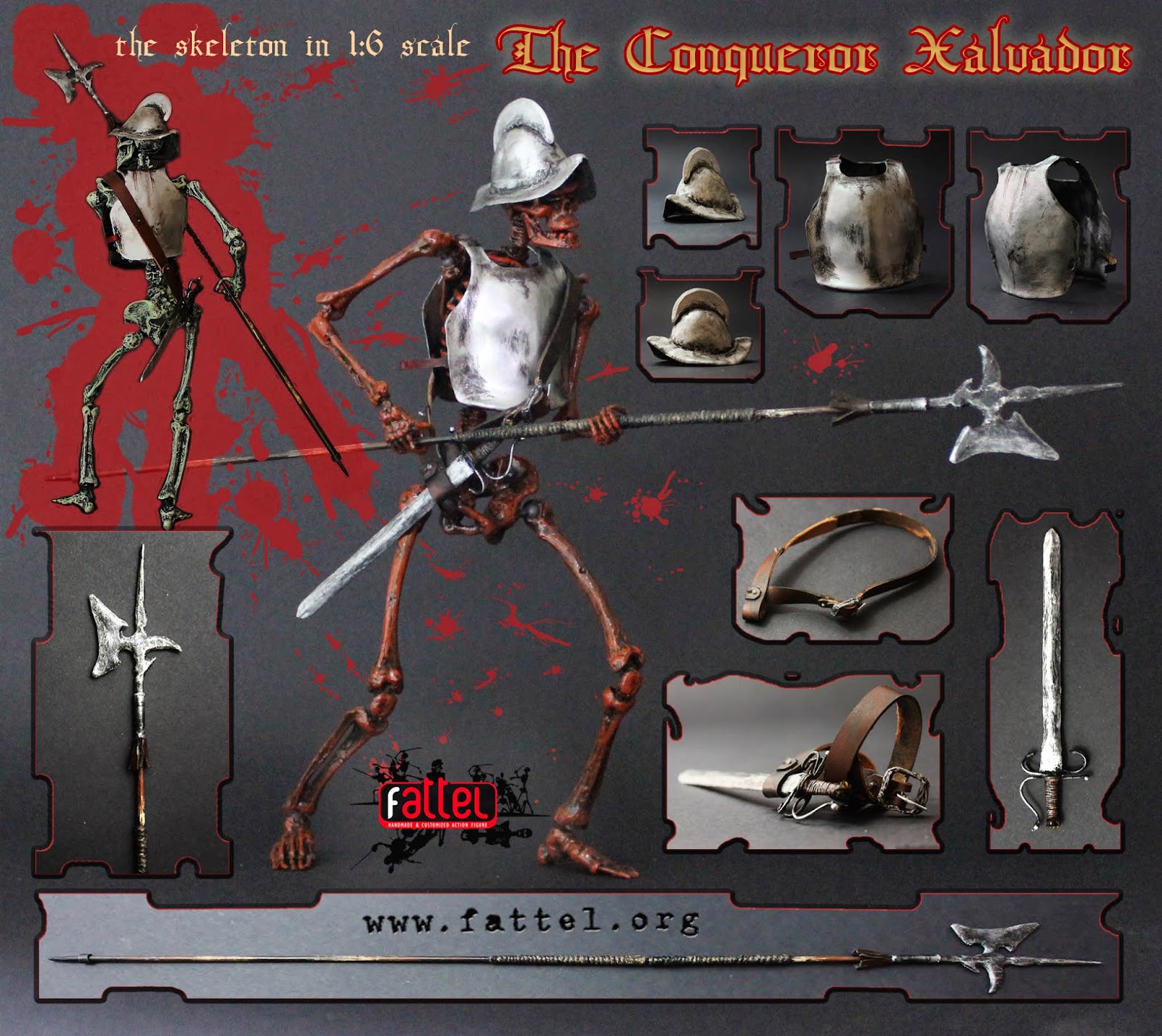 Action figure skeleton by Fattel: April 2014