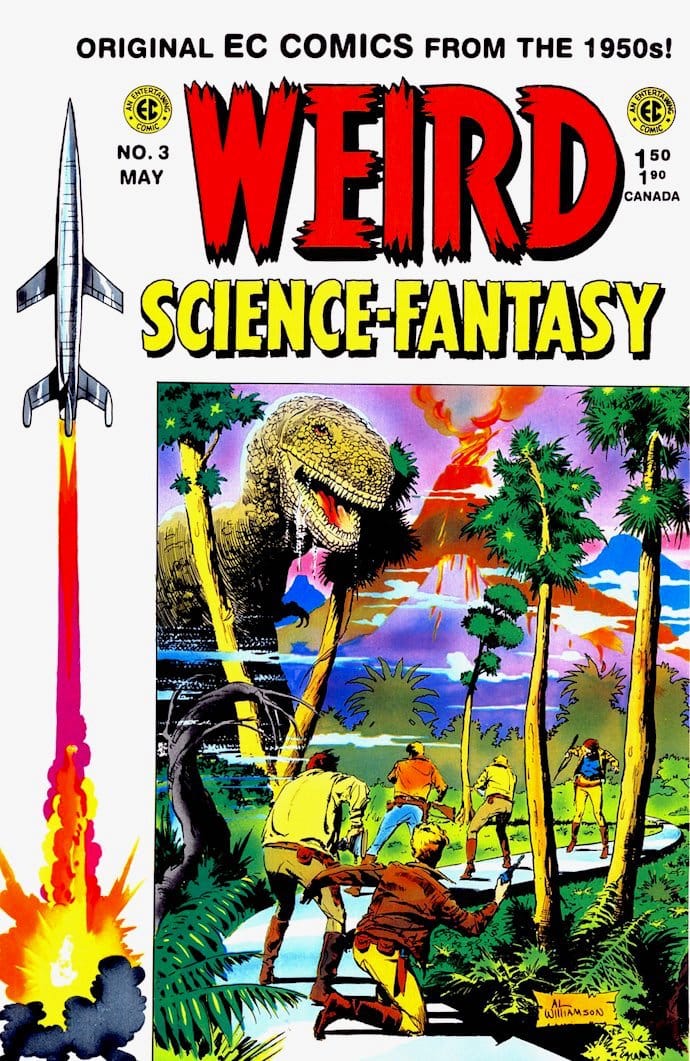 Weird Science-Fantasy v3 #3 - Al Williamson cover reprint & reprint ...