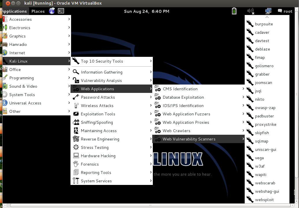 MELIORATE: WEBSHAG : Scan a Web server@Kali Linux