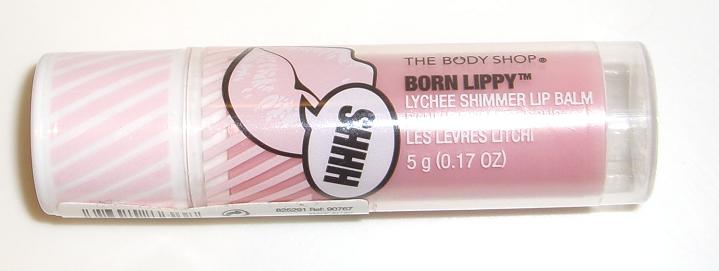 Blushed Wombat...: The Body Shop Born Lippy Lychee Shimmer Lip Balm ...