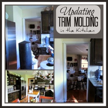 Updating Wood Trim Molding in the Kitchen | Rustic & Refined