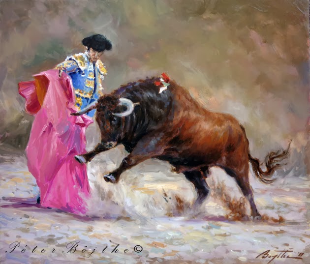 PINTURA PÉTER BOJTHE: Antonio Sanchez "El Tato"