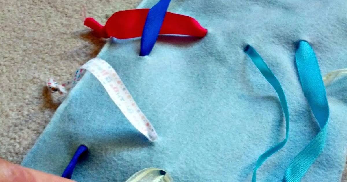 Ribbon Pulling Quiet Book Page | And Next Comes L - Hyperlexia Resources