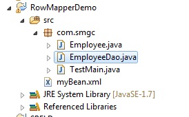 Spring: RowMapper Example