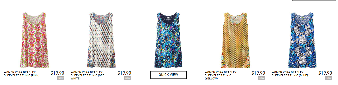 OhMyVera! A blog about all things Vera Bradley: Vera Bradley and UNIQLO ...