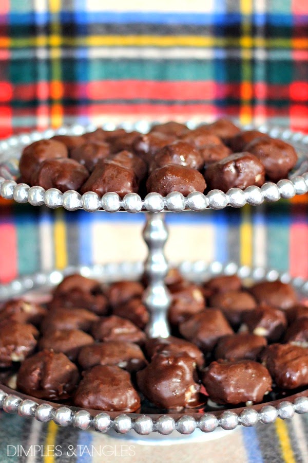 CHOCOLATE COVERED COCONUT BON BONS | Dimples and Tangles