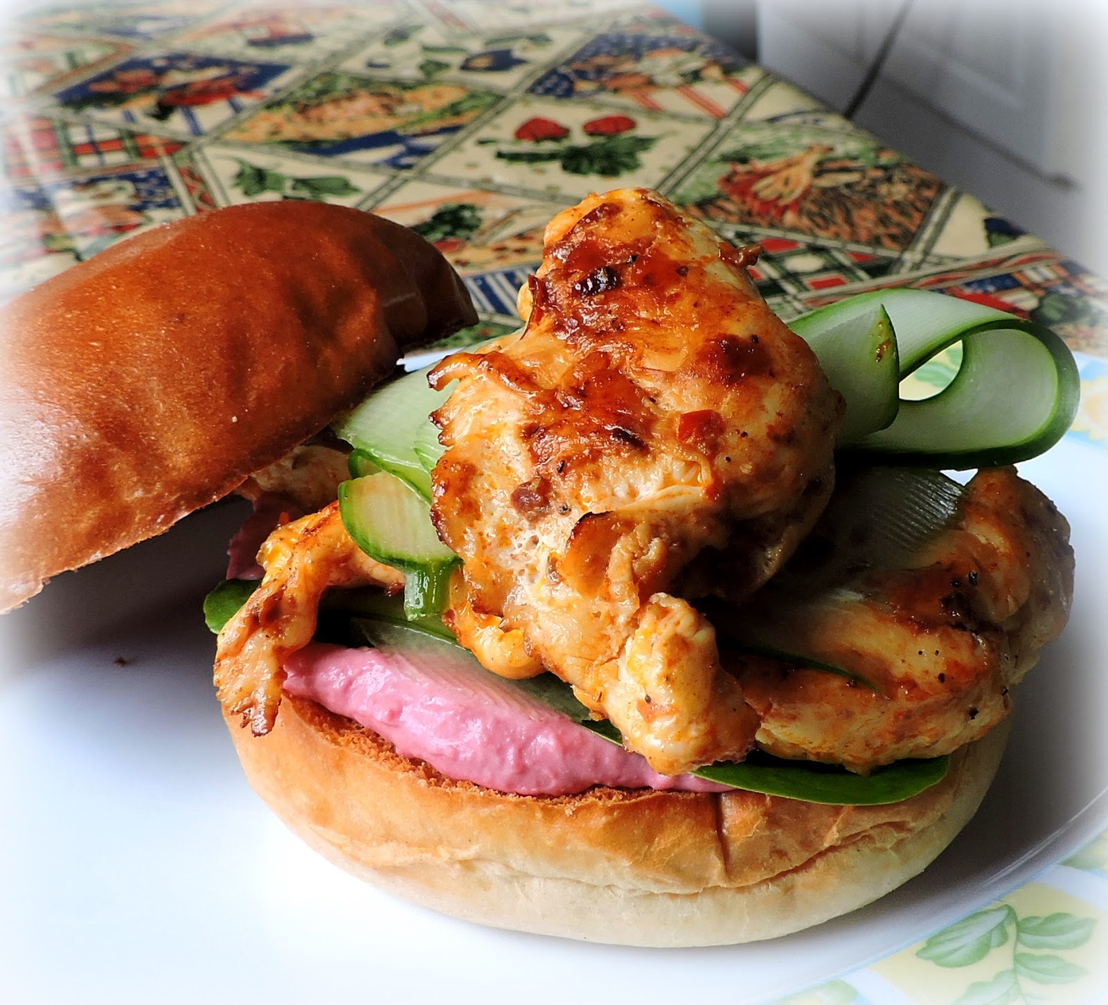 Spicy Chicken Burgers | The English Kitchen