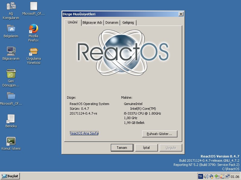 ReactOS 0.4.7 Sürümü Duyuruldu | Linux Dünyam
