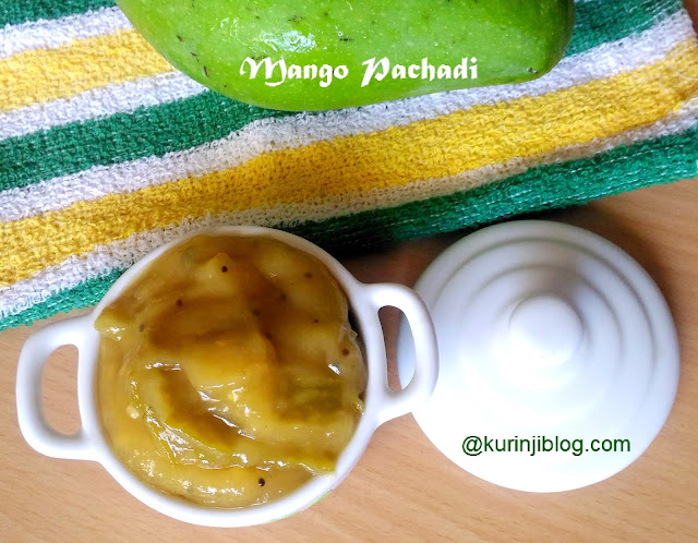 Mango Pachadi Recipe/ Mangai Pachadi | Mango Recipes ~ Kurinji Kathambam