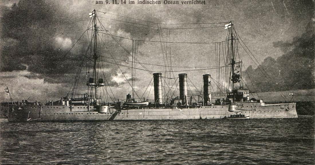 World War I Bombing of Madras by SMS EMDEN - 1914