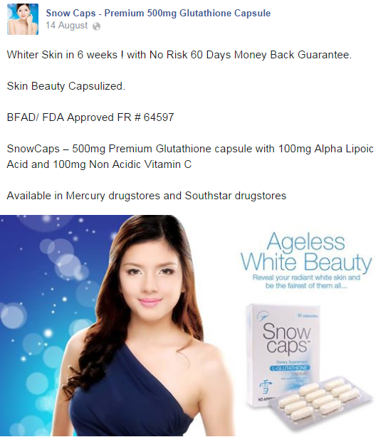 Vain Guy Guide: Snow Caps - Premium 500mg L-Glutathione Product Review