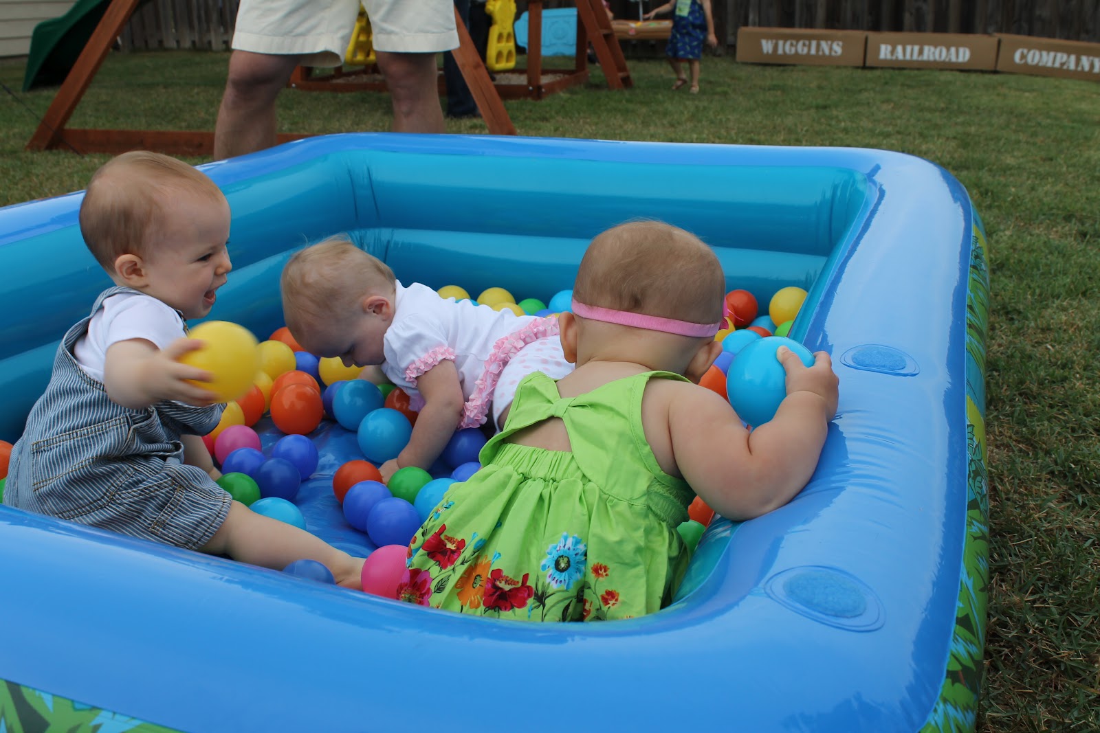 Here's Our Little Life: All Aboard! Party at the Wiggins Depot!