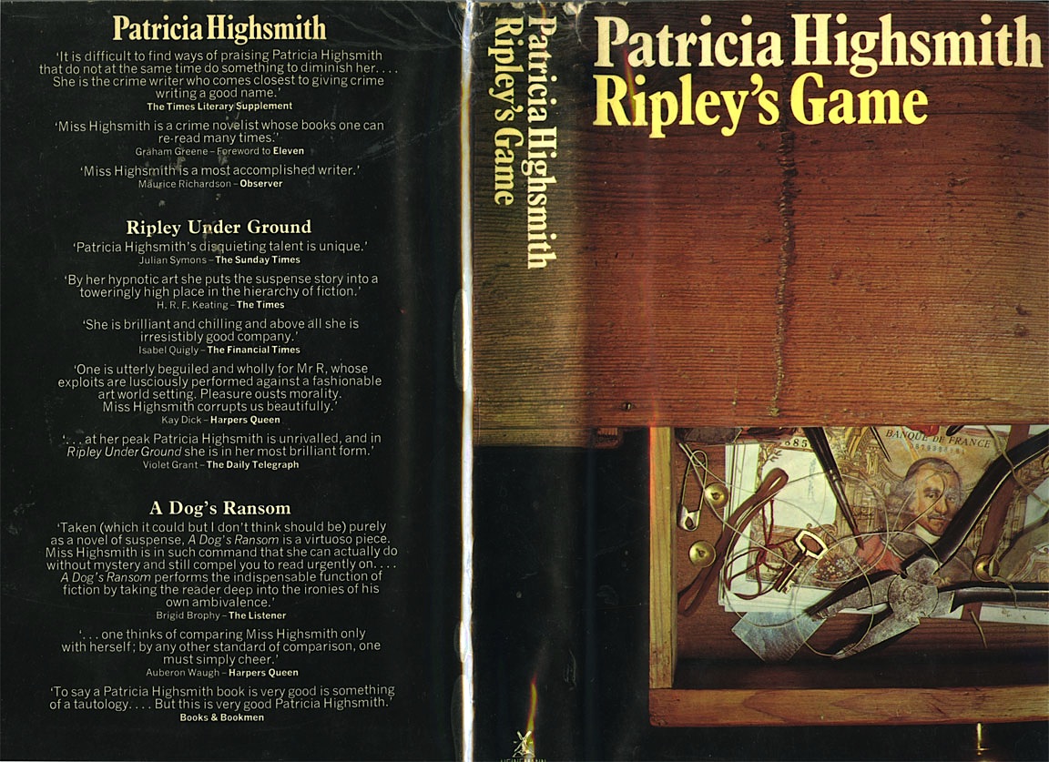 Existential Ennui: The Great Tom Ripley Reread, 3: Ripley's Game by ...