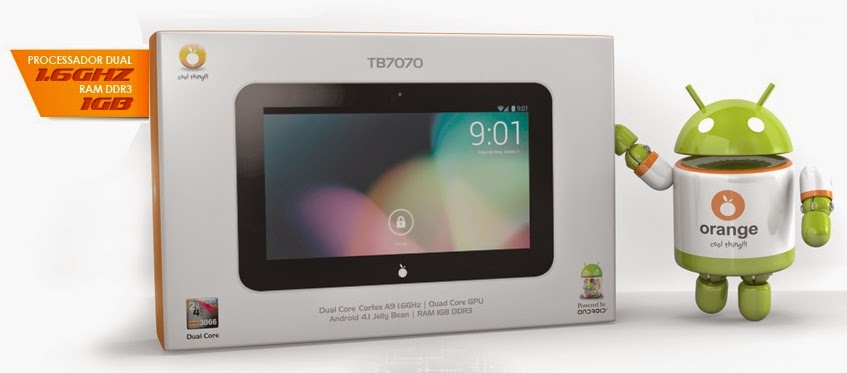 Tech Kingdom: Resenha - Tablet Orange TB7070