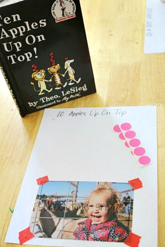 Toddler Storytime Activities for Ten Apples Up on Top | School Time ...