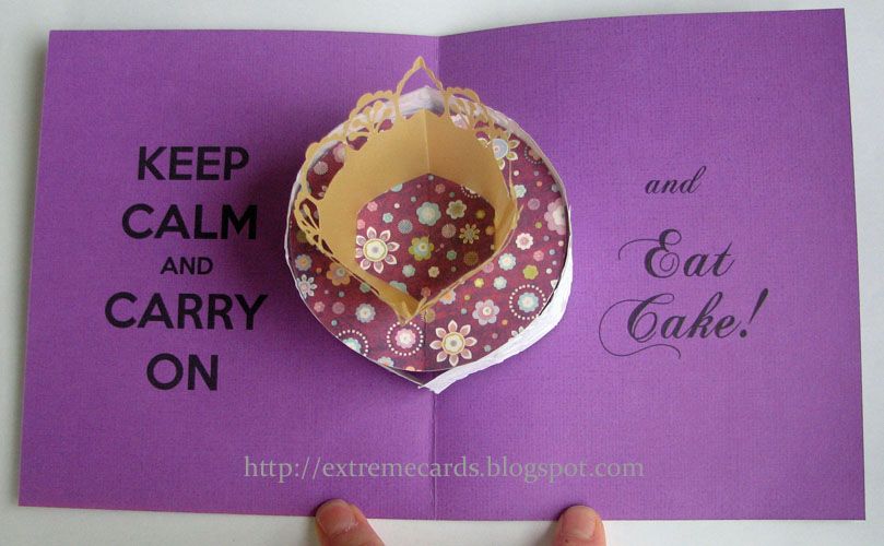 50th Birthday Pop Up Crown Cake