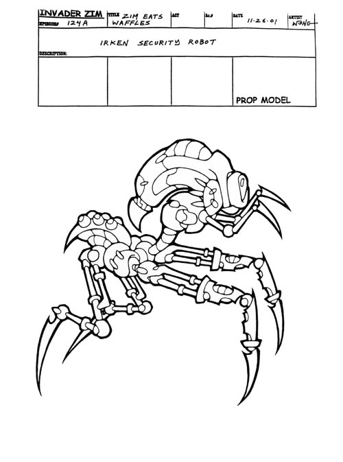 Dermis Prowler Security Droid : r/invaderzim