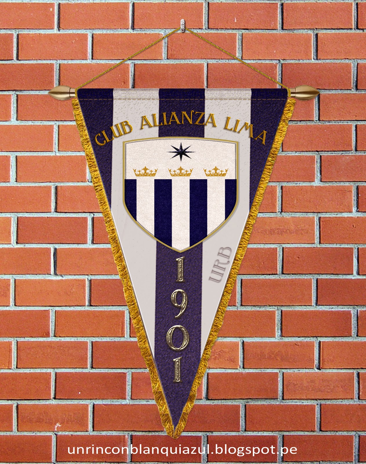 Un Rincón Blanquiazul: Banderines retro