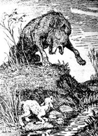 Abe's Animals: Scene Tribute: Folklore Wolves