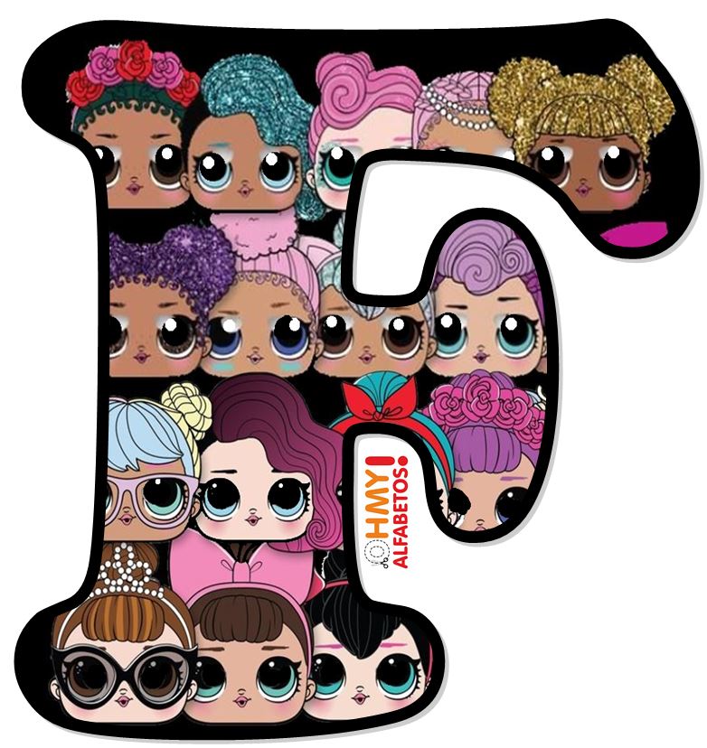 Abecedario con Caras de LOL Surprise. LOL Surprise Faces Alphabet. - Oh ...