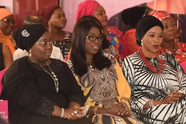 Pictures: Wife of Lagos State Gov. Mrs. Bolanle Ambode at the public ...