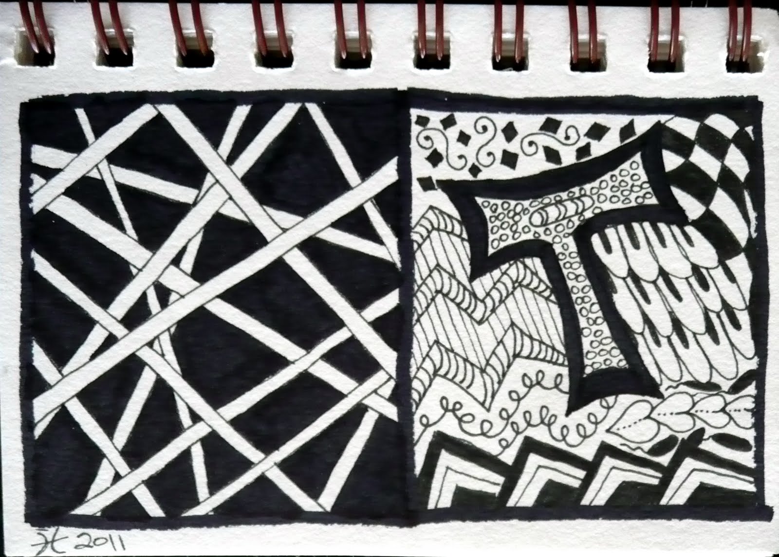 Art Book Bug Diary: Zany for Zentangles!