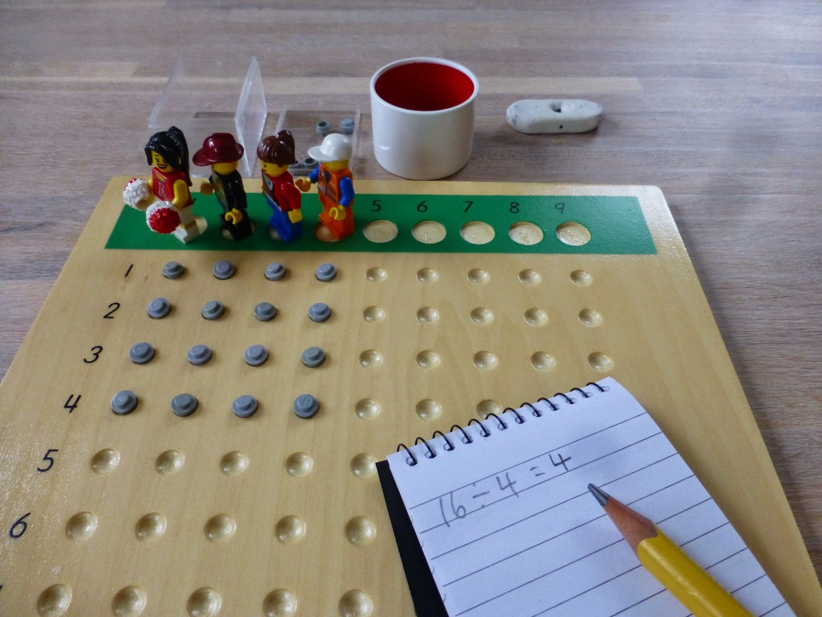 Family FECS: Montessori Activity: Division Board - Static Division ...
