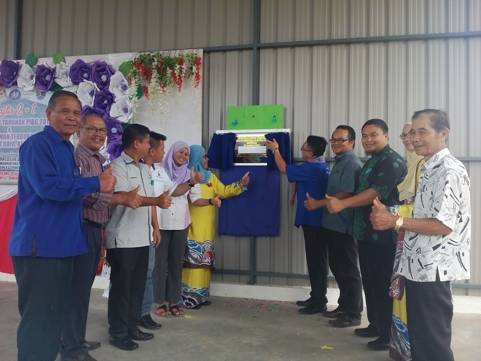 KAMPUNG TONOBON BARU, KENINGAU, SABAH: PERASMIAN DEWAN TERBUKA SEKOLAH ...