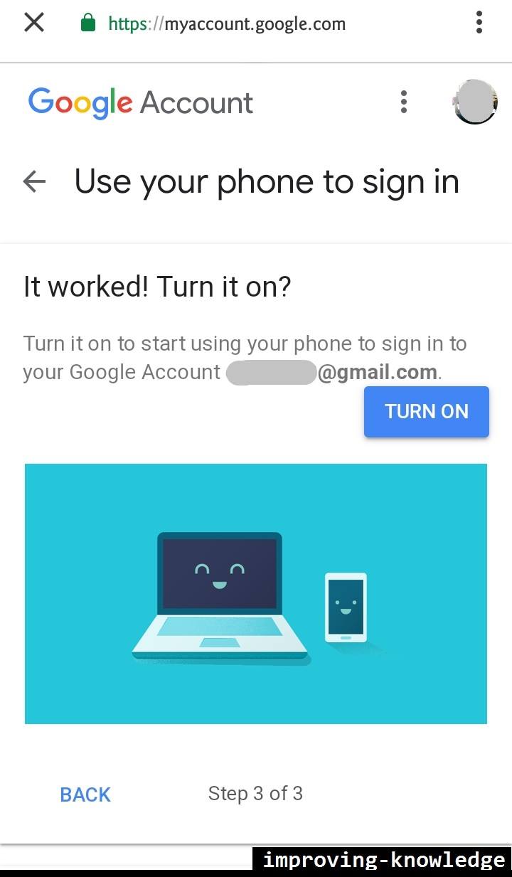 How to Sign-in to Google account just by unlocking your mobile instead ...