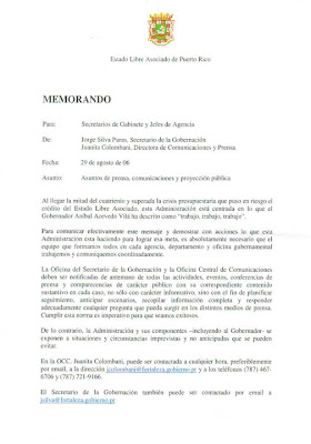 Memorando: MEMORANDO