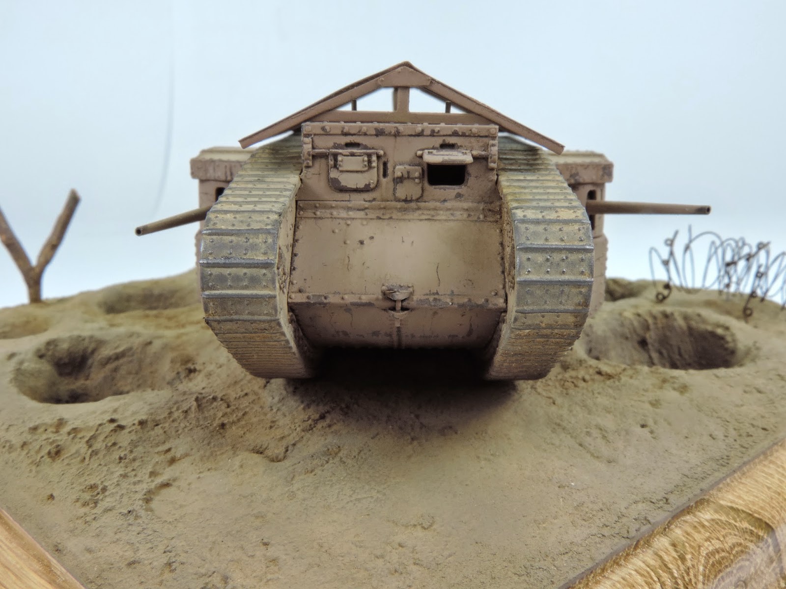 Pete's Model World : Masterbox 1/72nd Mk 1 Male Tank Completed