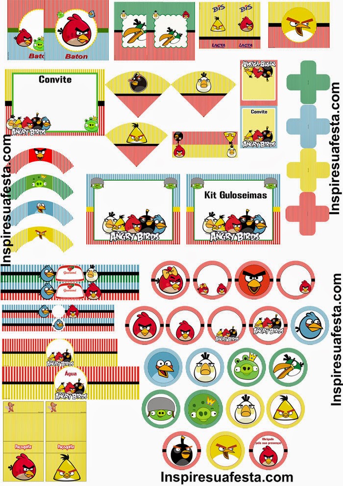 Angry Birds: Kit para Imprimir Gratis. - Ideas y material gratis para ...