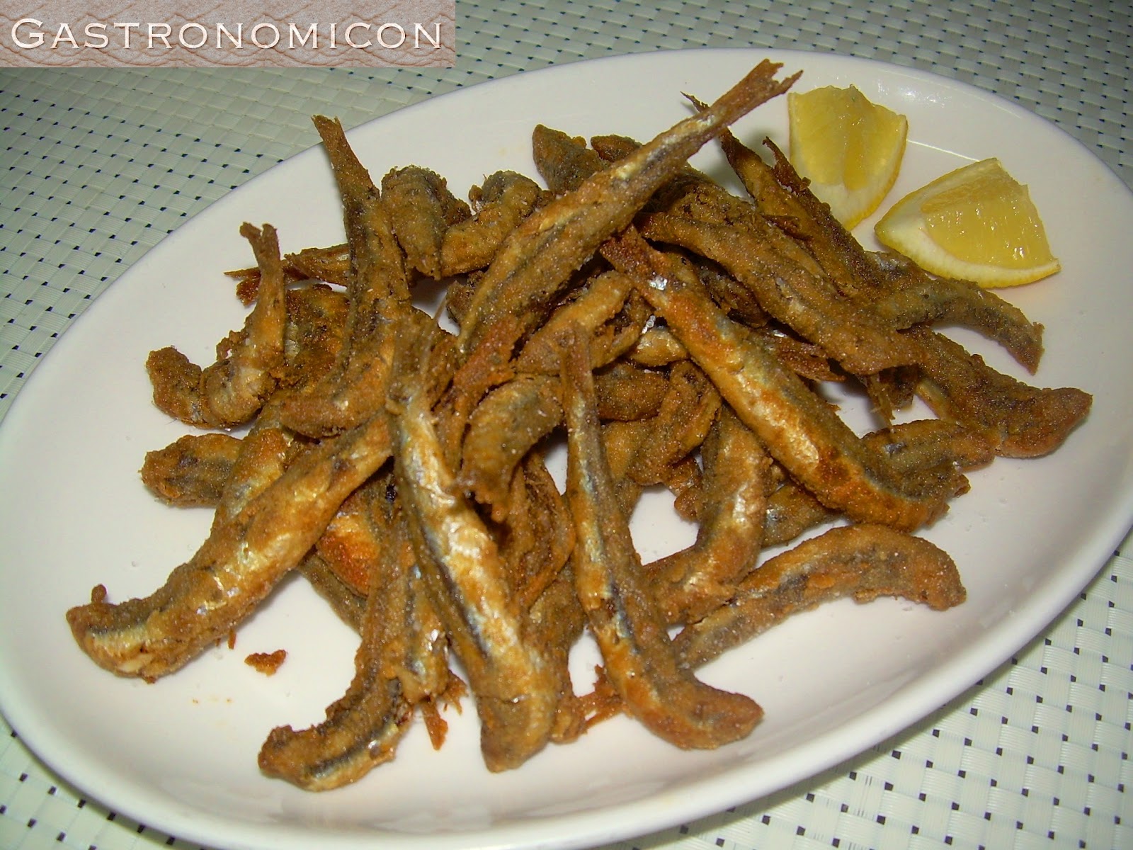 Gastronomicón: Boquerones adobados y fritos a la andaluza