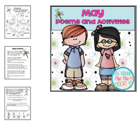1st Grade Hip Hip Hooray!: May Poems and Activities!