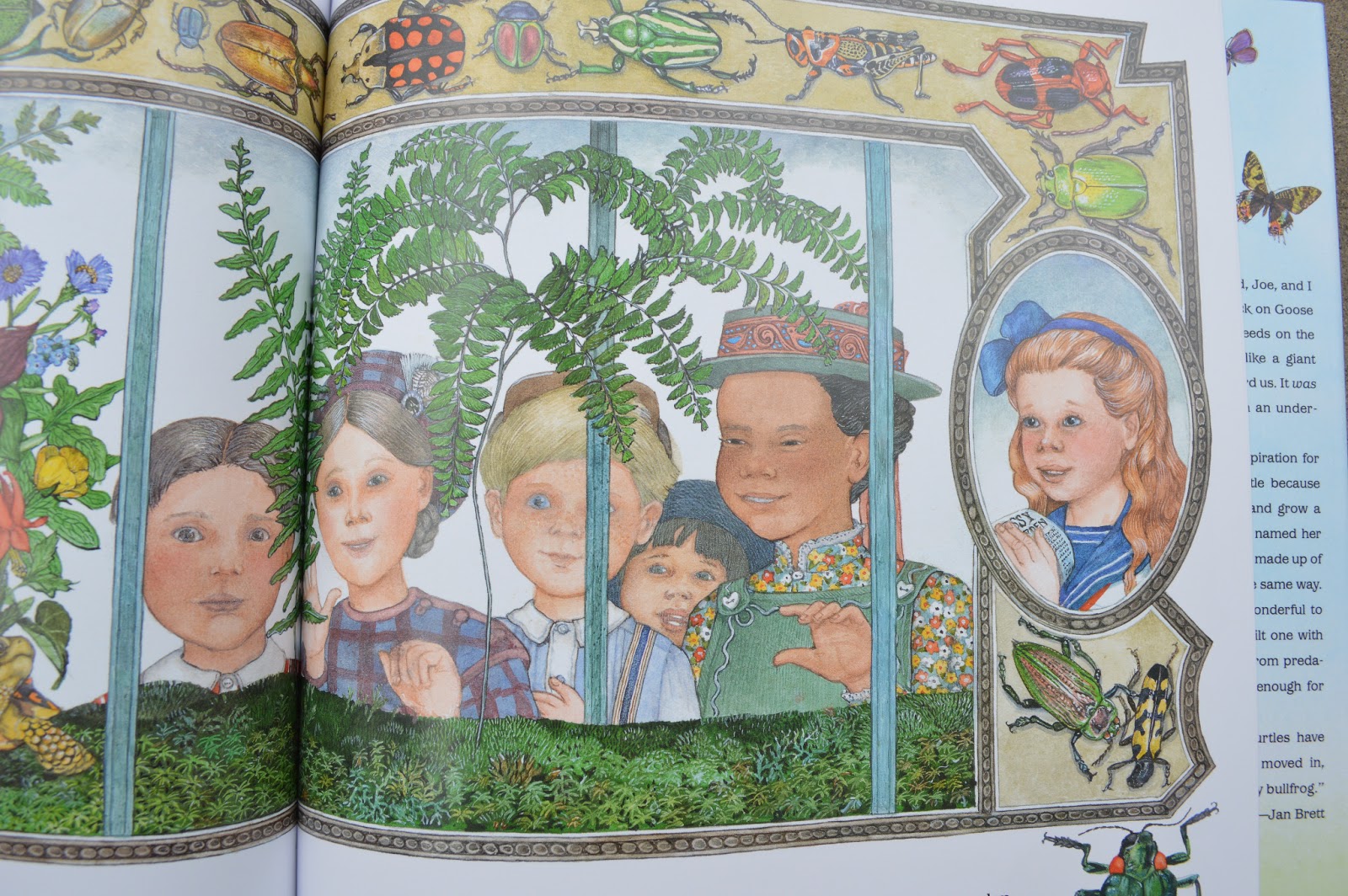 TEXTILE TROLLEY: A book review: Mossy by Jan Brett