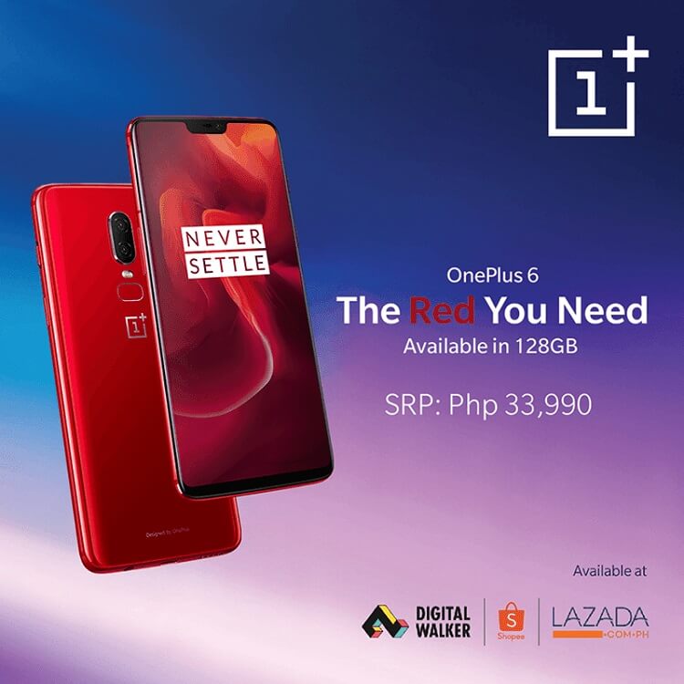OnePlus 6 Red Now Available in PH!