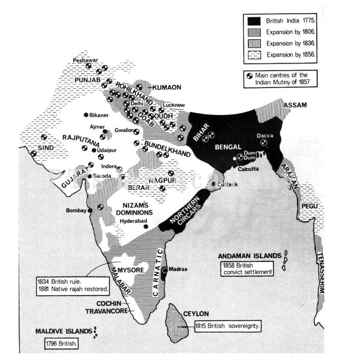 India's independence struggle - Study Material 1 - The 1857 Mutiny ...