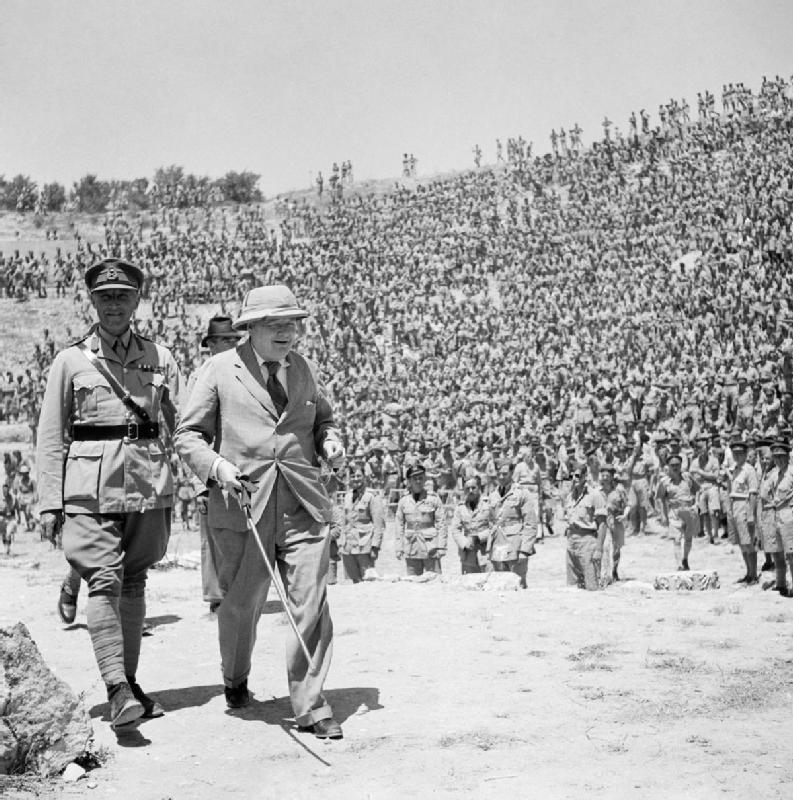 All This Is That: Churchill addresses troops in the Roman amphitheatre ...