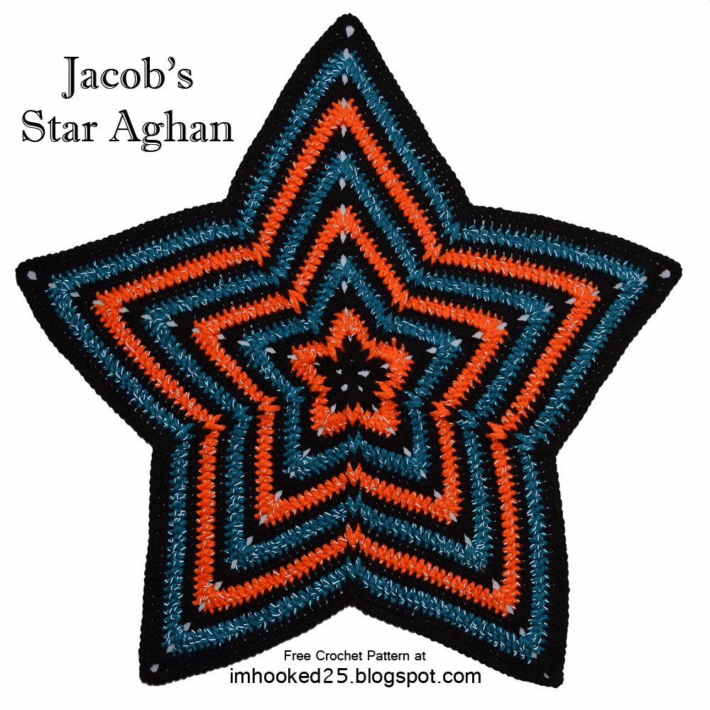 Crochet Treasures: Jacob's Star Afghan