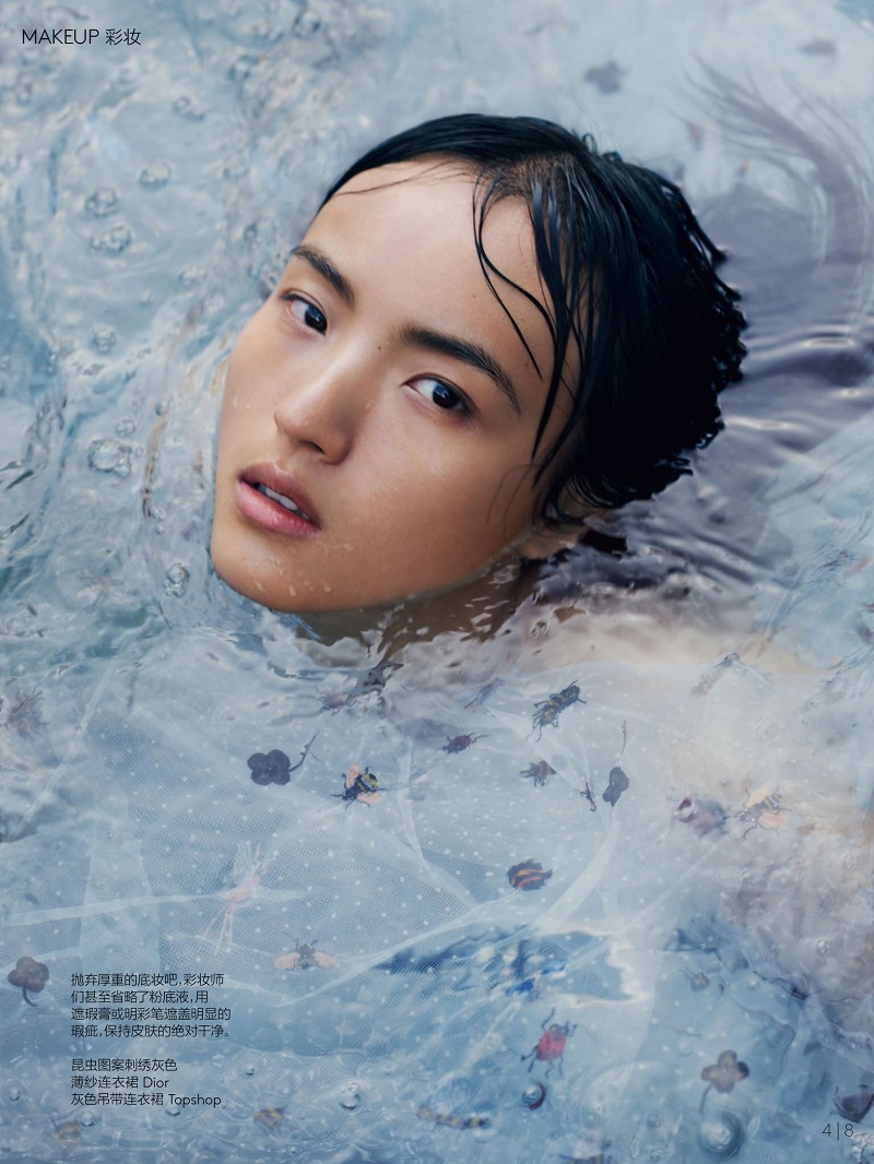 ASIAN MODELS BLOG: EDITORIAL: Lu Ping Wang for Vogue China, May 2017