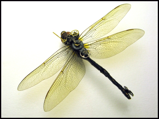 mechanical insect art by Mike Libby ~ ideas arts and crafts projects