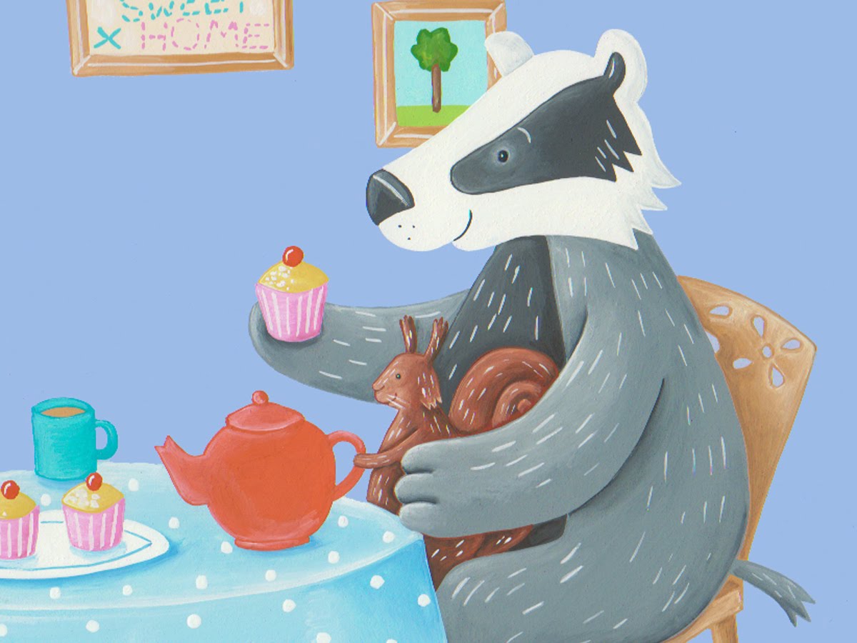 Lucy Boden Illustration: Tea party time!