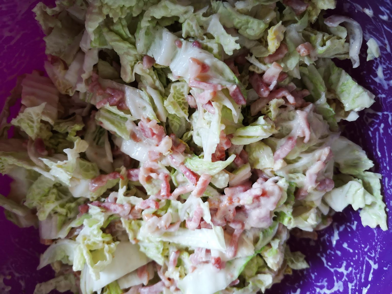 Les p'tites recettes de wico: Salade de choux chinois